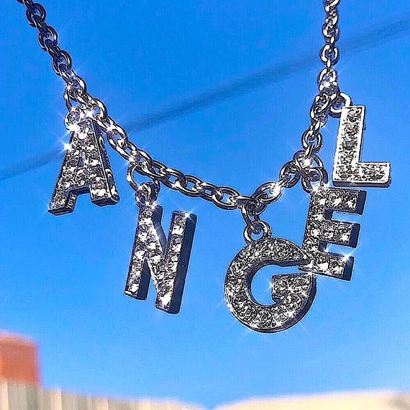 Jewelry | Crystal Angel Y2k Necklace | Poshmark